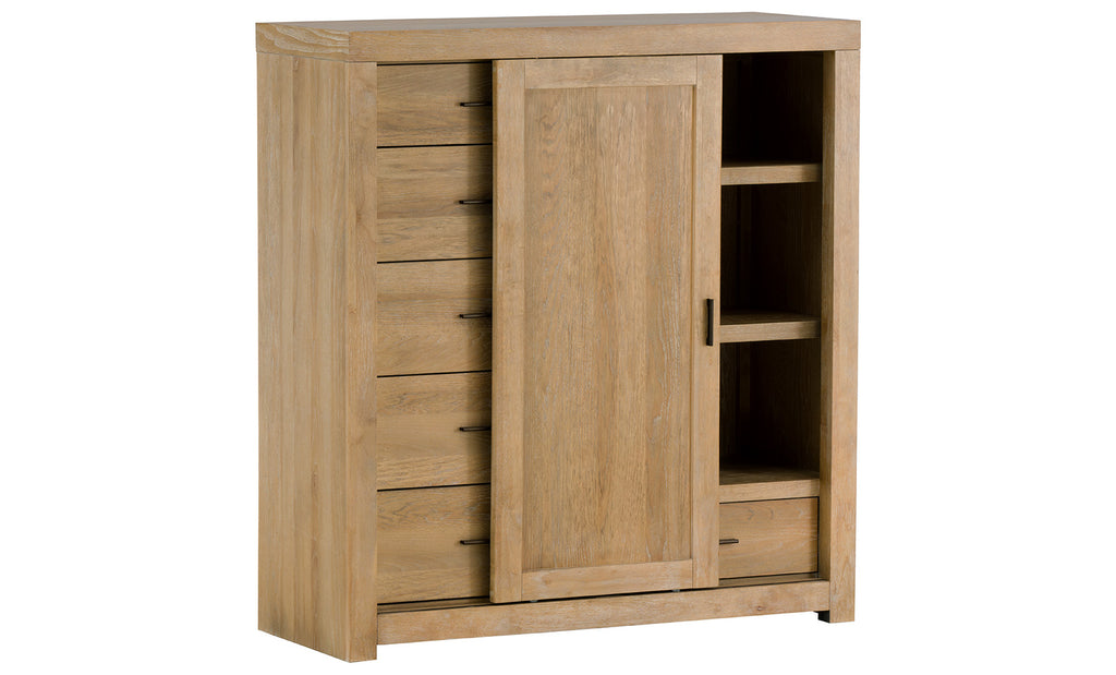 Modern Loft Sliding Door Chest | Schneiderman's Furniture