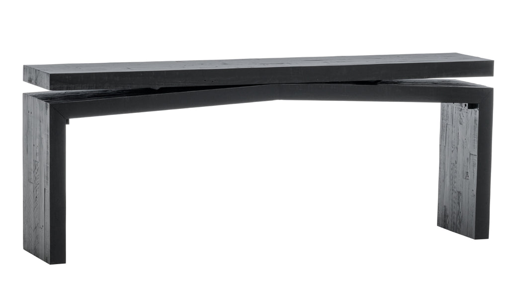 Matthes Black Console Table | Schneiderman's Furniture