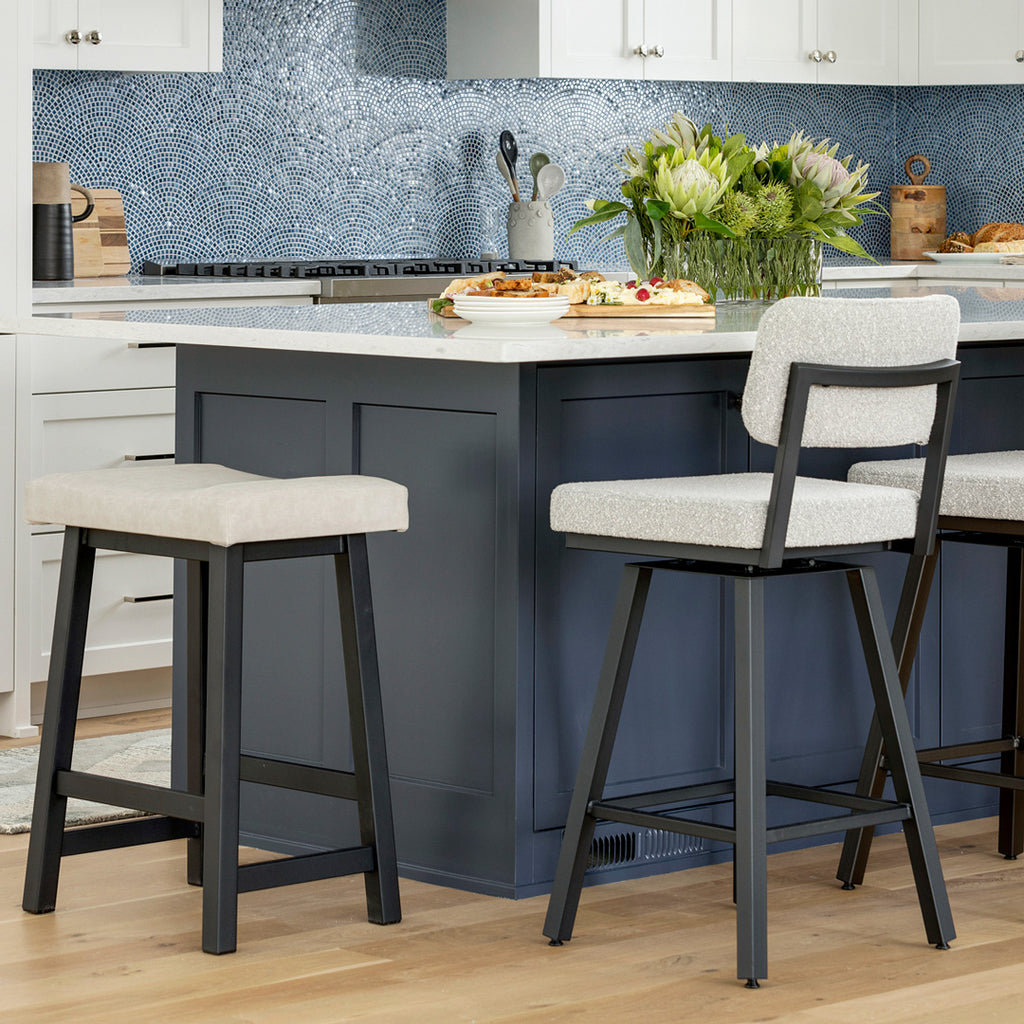 Miller Limestone Counter Stool | Schneiderman's Furniture