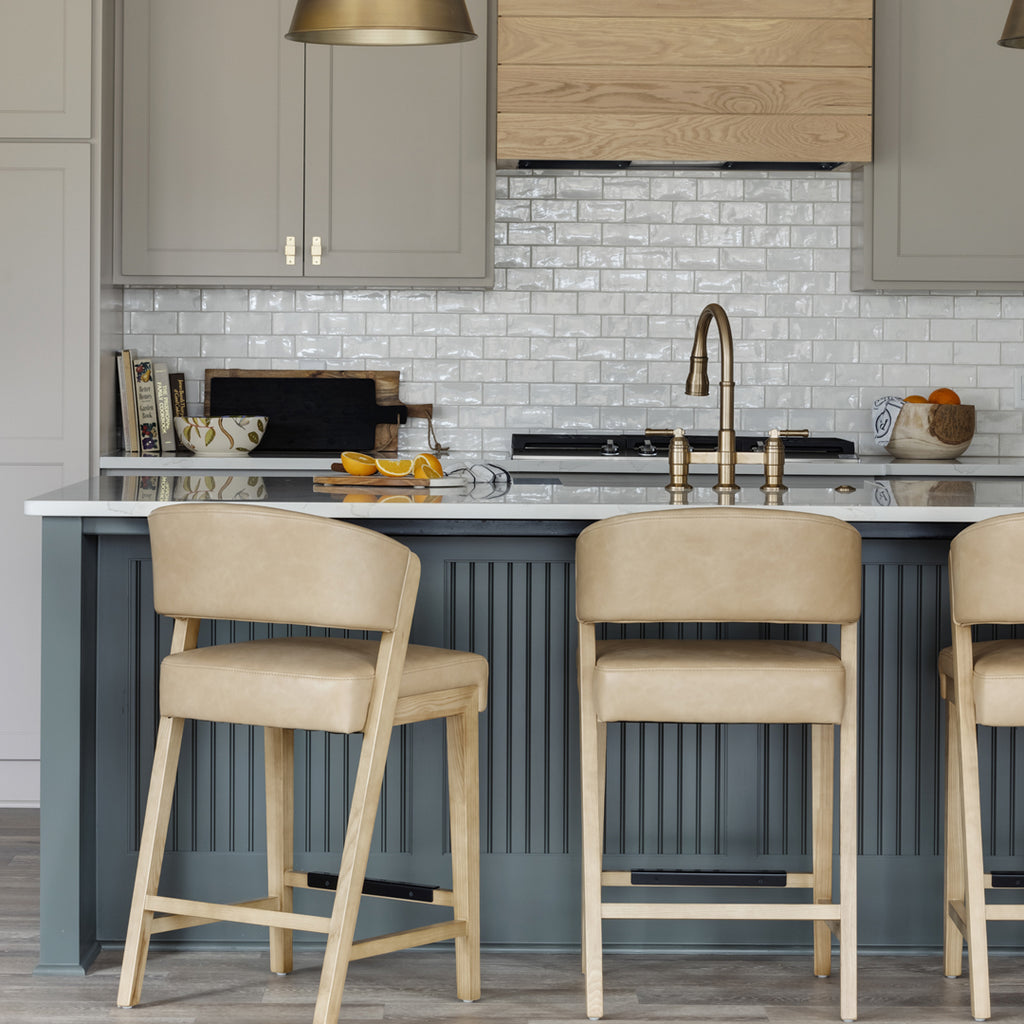 Copley Tan Bar Stool | Schneiderman's Furniture