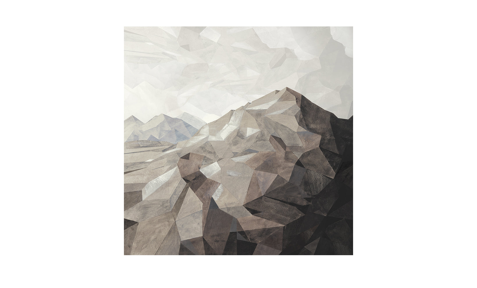 Low Poly Landscape Canvas | Schneiderman's Furniture