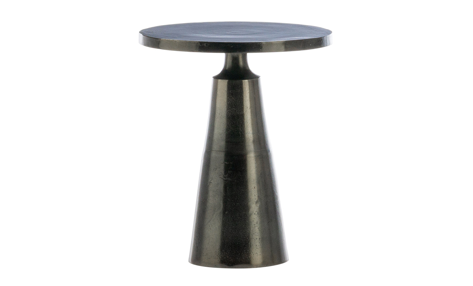 Strumm Gunmetal Side Table | Schneiderman's Furniture