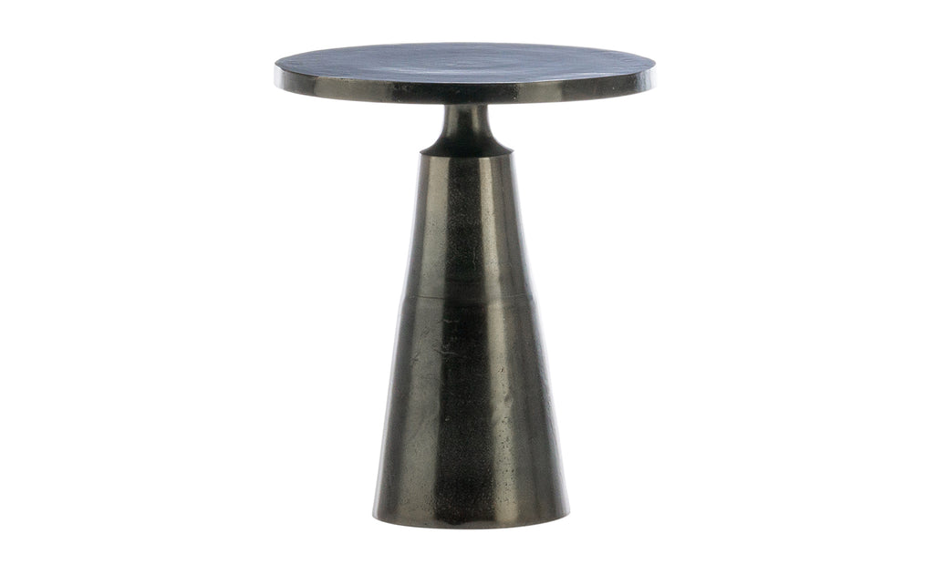 Strumm Gunmetal Side Table | Schneiderman's Furniture