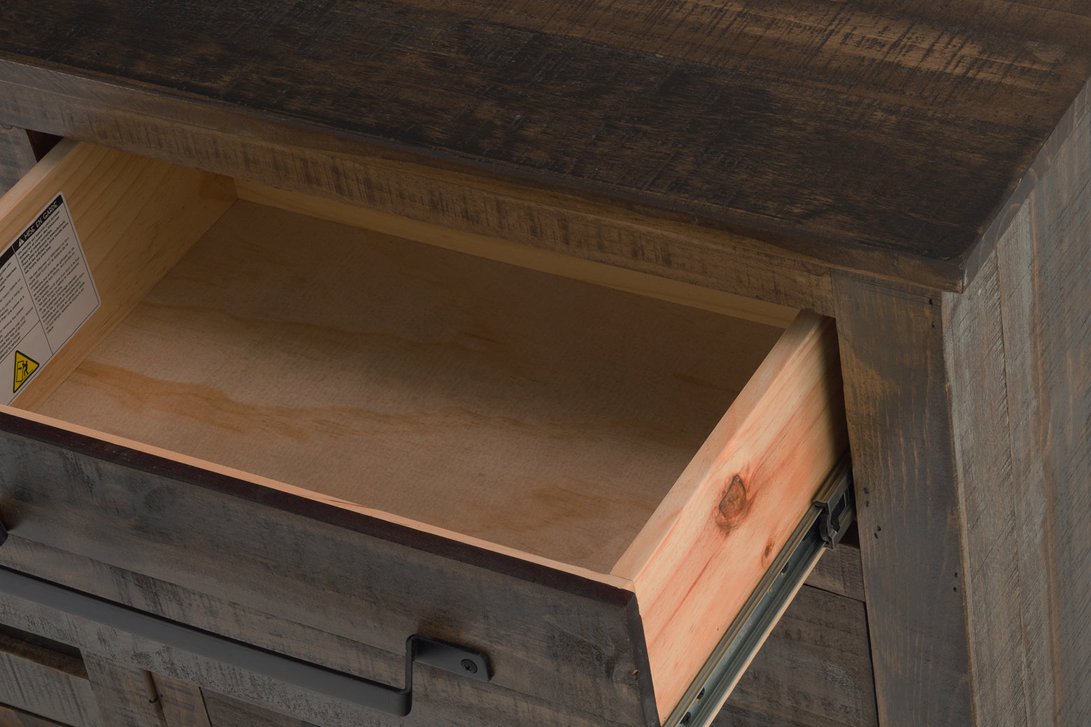 Loft Brown 62" Console | Schneiderman's Furniture