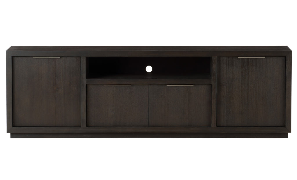 Oxford Basalt Grey 84" Media Console | Schneiderman's Furniture