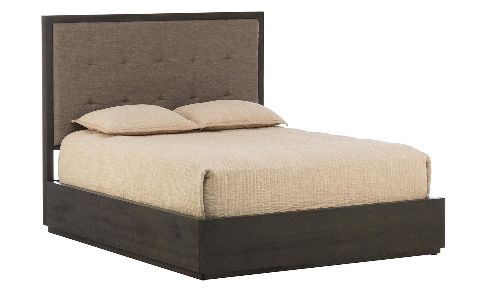 Oxford Basalt Grey Platform Bed | Schneiderman's Furniture